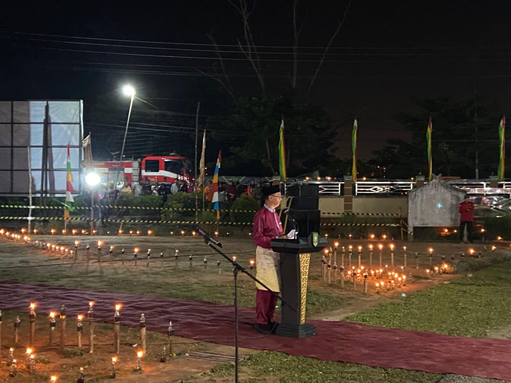 Festival Lampu Colok Resmi Dibuka Bupati Bengkalis Kasmarni di Talang ...
